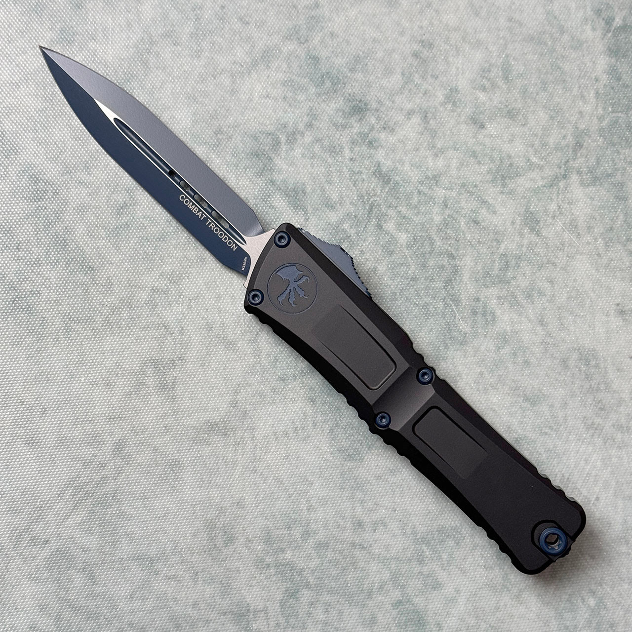 Microtech Combat Troodon D/E Gen III Navy Blue Standard 1142-1NASK ...