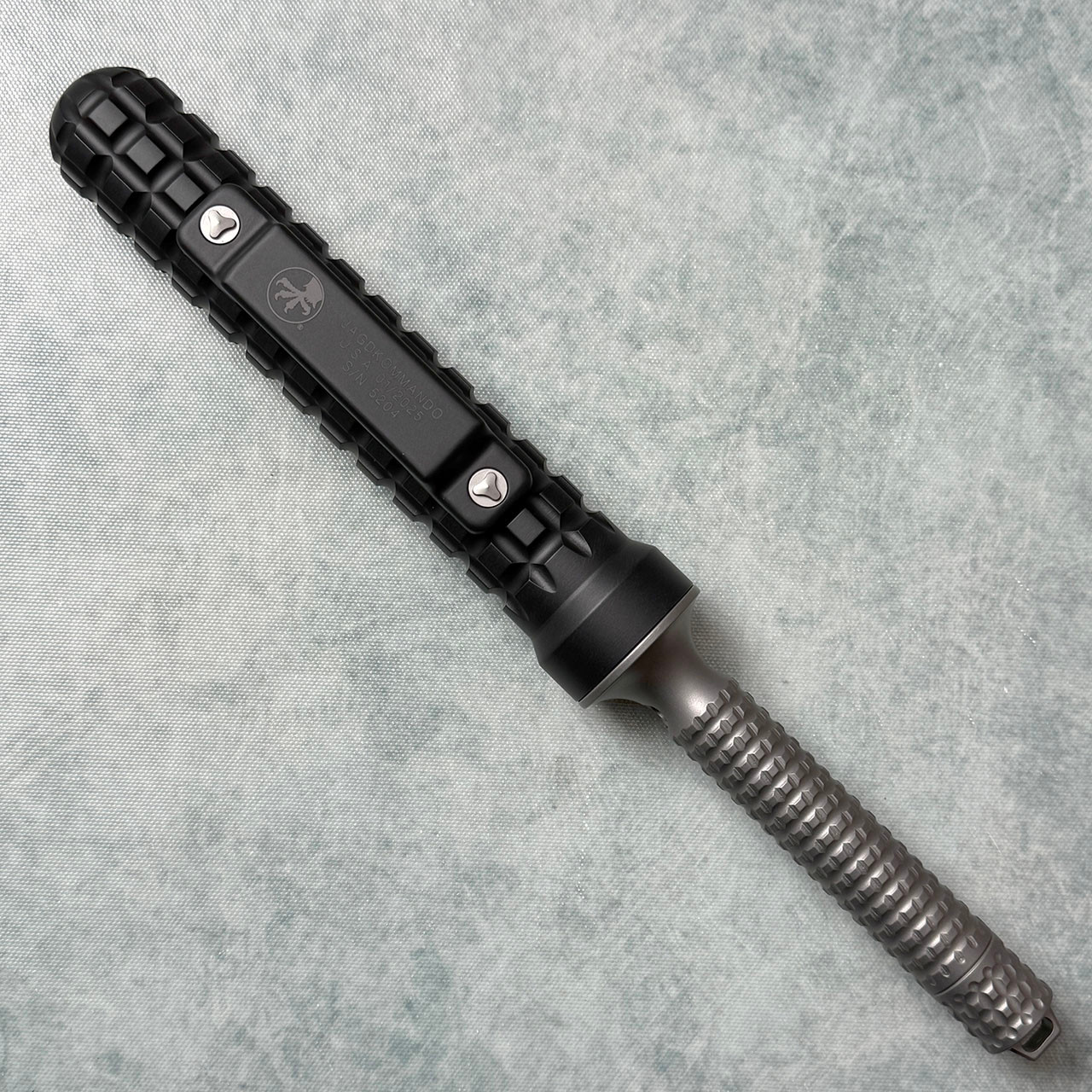 Microtech Jagdkommando Flamed Titanium 105-7FATI | American Edge Knives