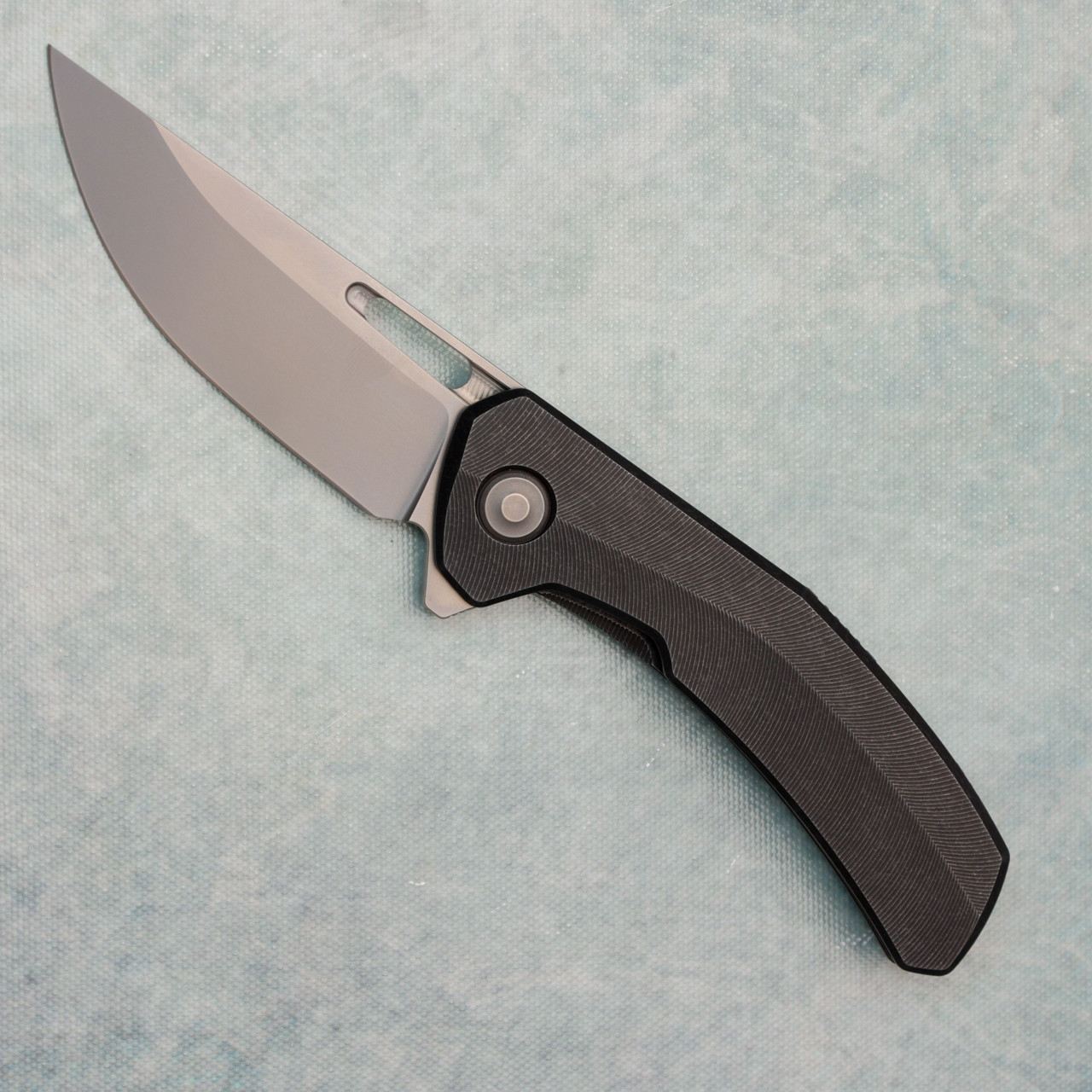 Tactile Knife Co. Archer Frame Lock Distressed DLC Titanium Handle ...