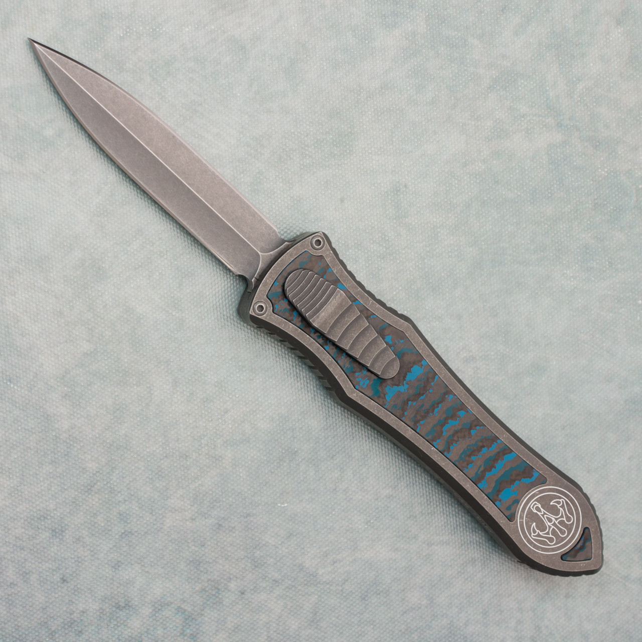 G&G Hawk Deadlock Model C OTF D/E Titanium Handle w/ Crosscut Arctic ...