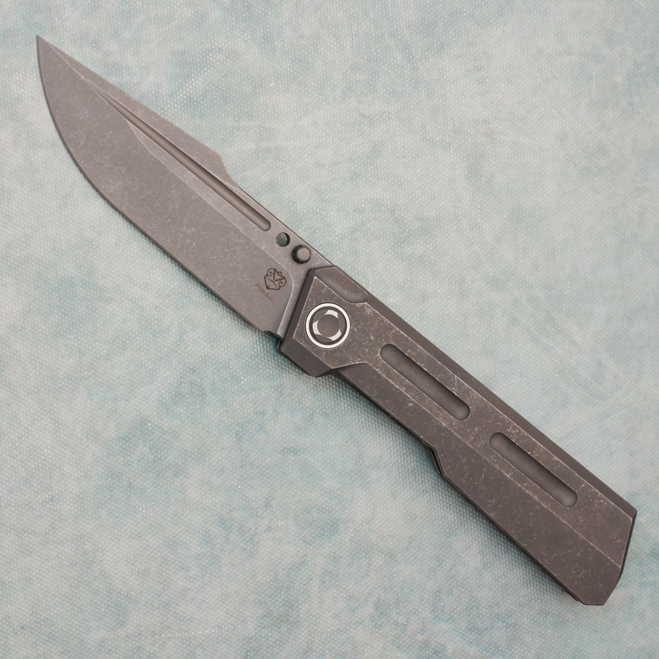 Poikilo Blade Marlin Standard 2 Frame Lock Titanium Handle Dark ...