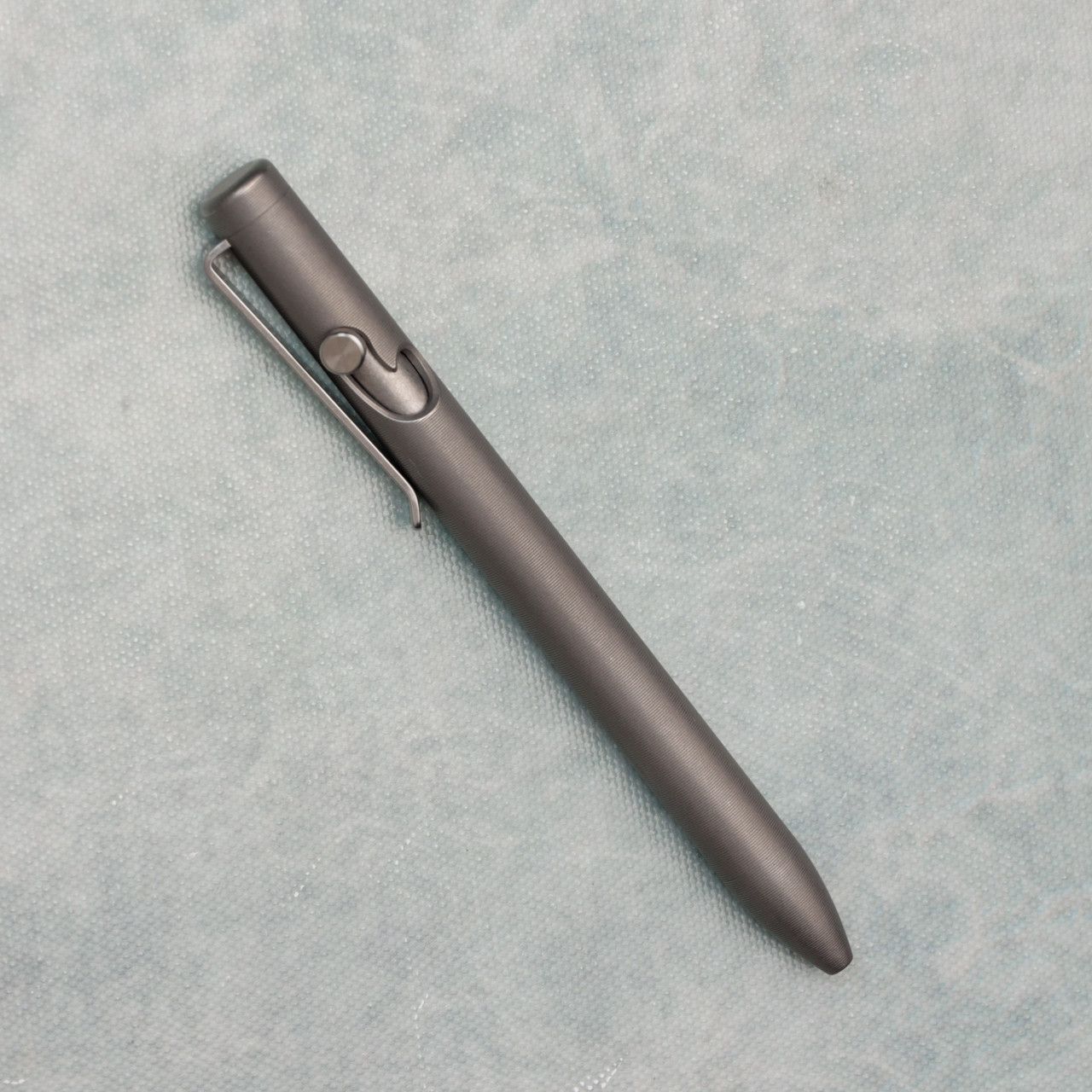 Tactile Turn Bolt Action Short Pen Stonewashed Titanium Shop Series ...