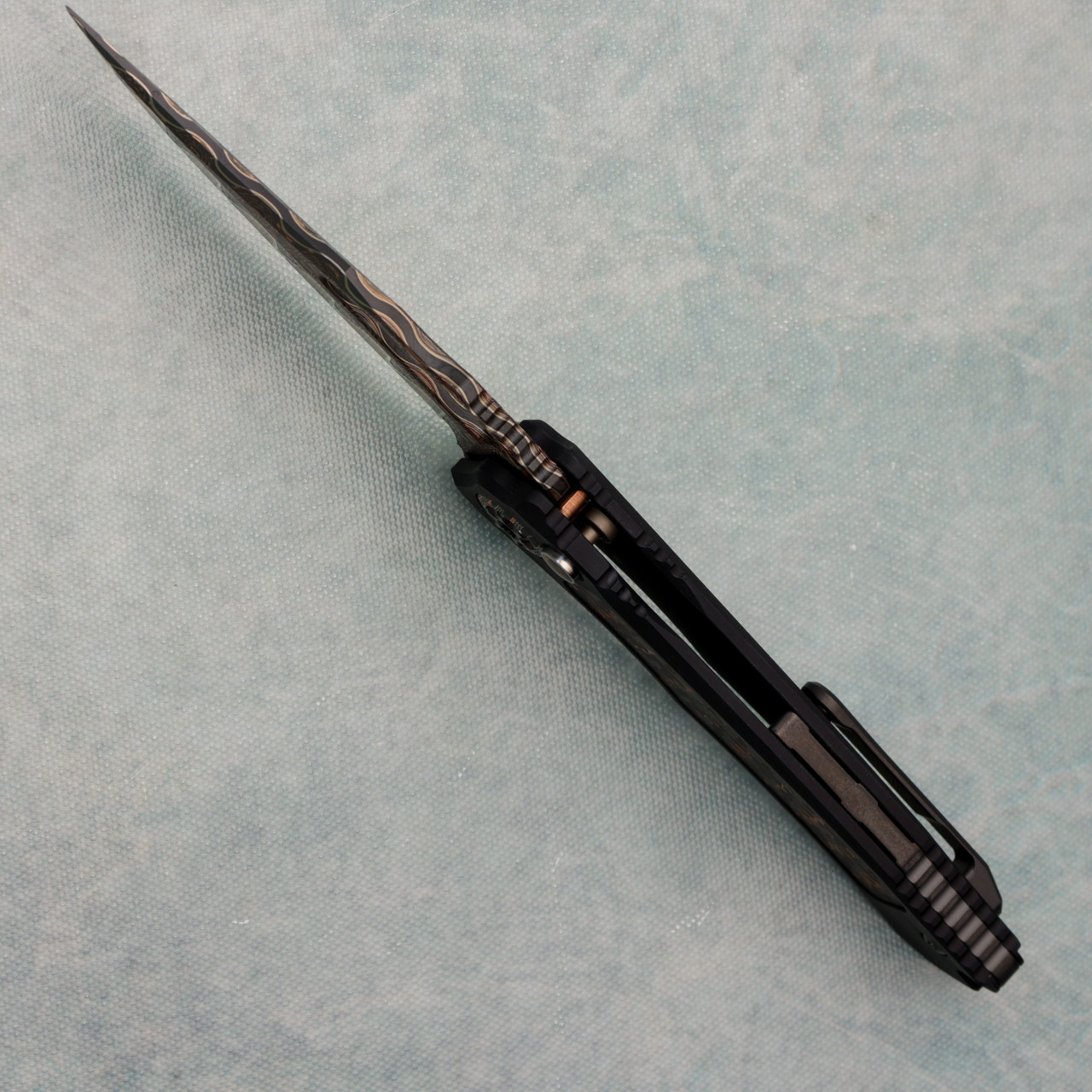 Heretic Knives Custom Wraith V4 Manual Bowie Hefted Aluminum Handle w ...