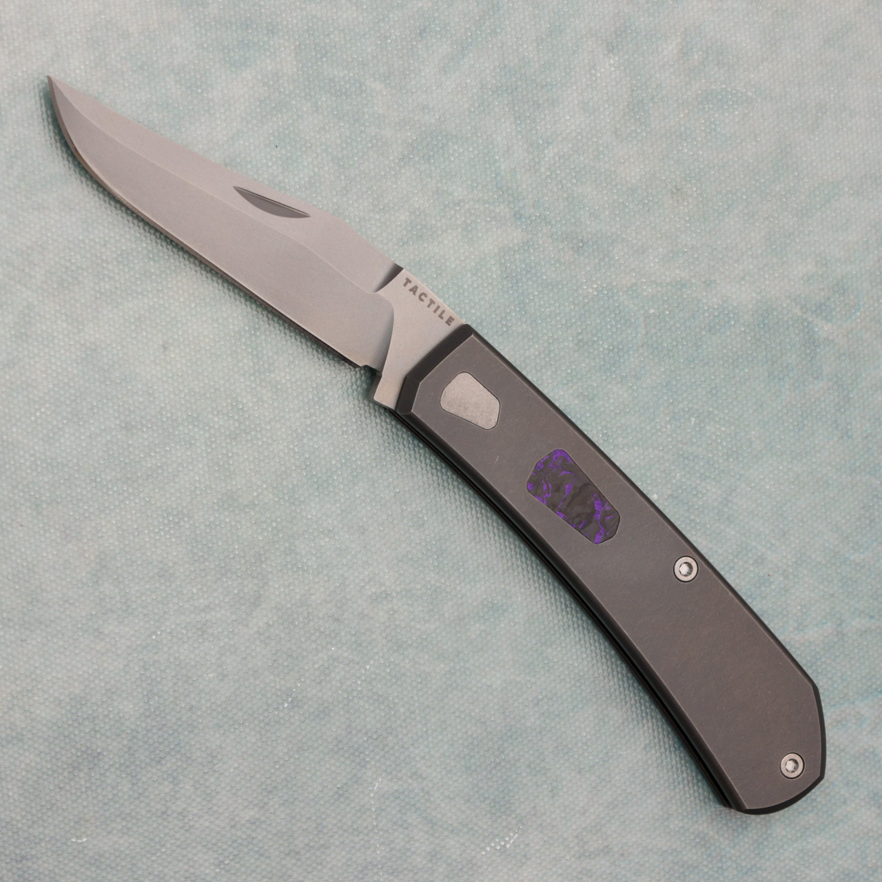 Tactile Knife Co. Jared Oeser Ranger Slip Joint Folder Titanium Handle ...