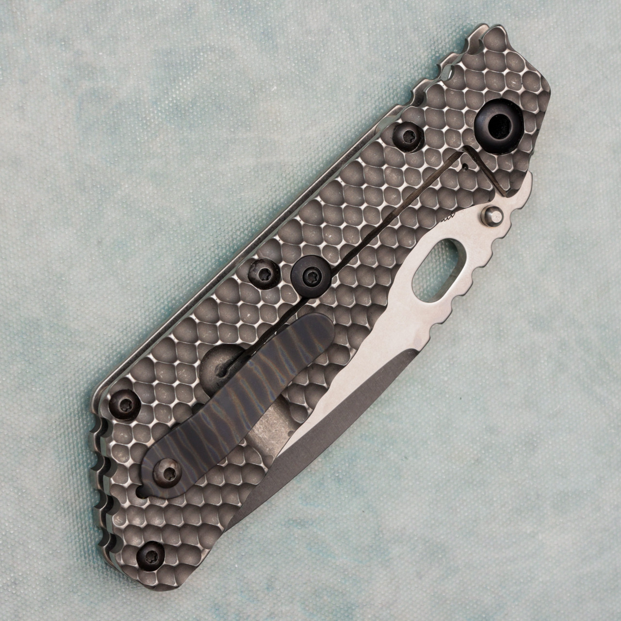 Strider Knives MSC XL DGG Titanium Handle Hand Ground MagnaCut Blade ...