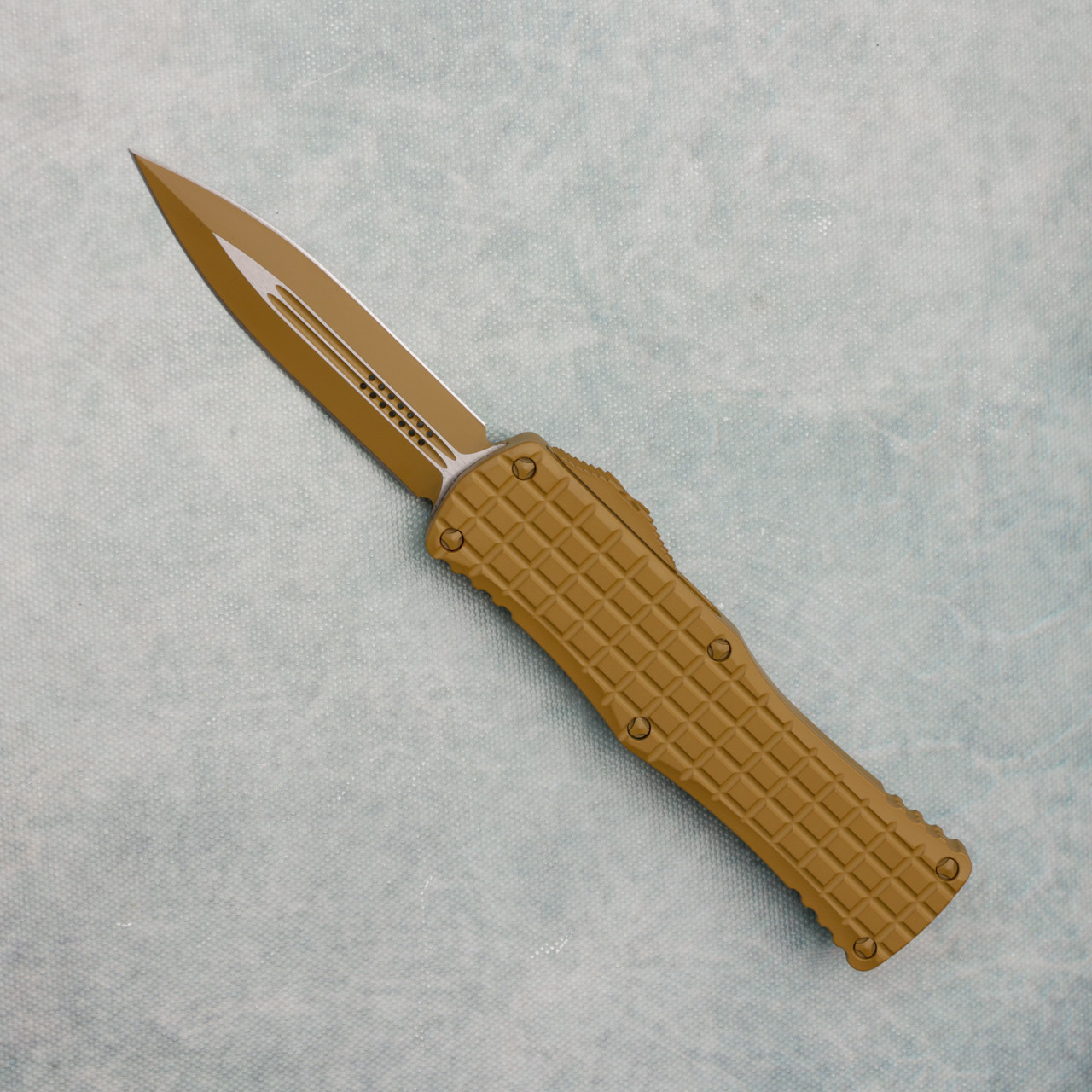 Microtech Hera D/E Frag Cerakote RAL-8000 Handle Standard 702-1FRCRAS ...