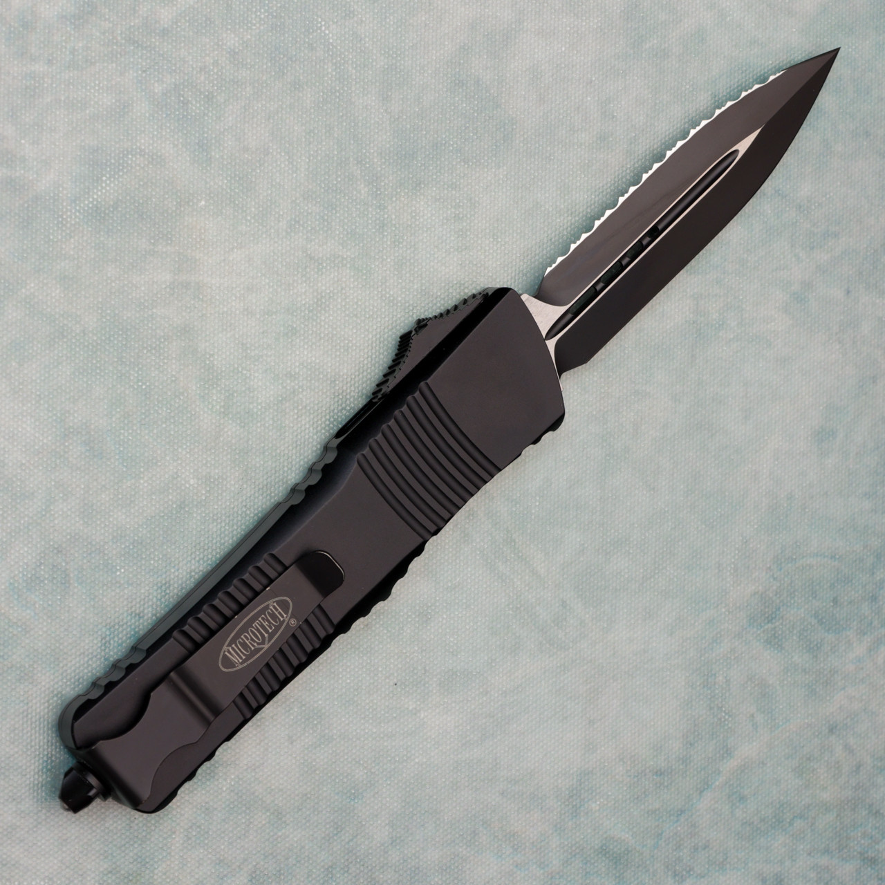 Microtech Combat Troodon D/E Black Tactical Full Serrated 142-3T (Pre ...