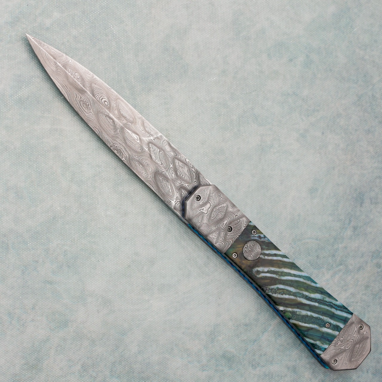 Shawn Vallotton Custom Coffin Dual Action Blue/Green Mammoth Molar ...
