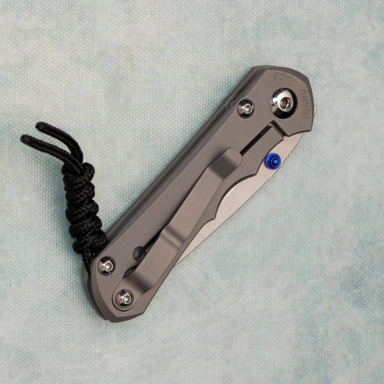 Chris Reeve Small Inkosi Glass Blasted Titanium Frame Lock Folder ...