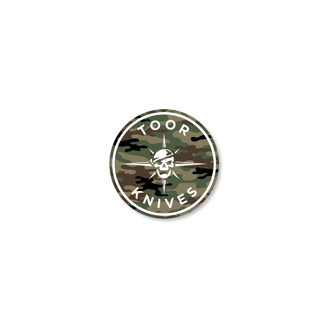 Toor '65 Collection M81 Camo Logo Sticker | American Edge Knives
