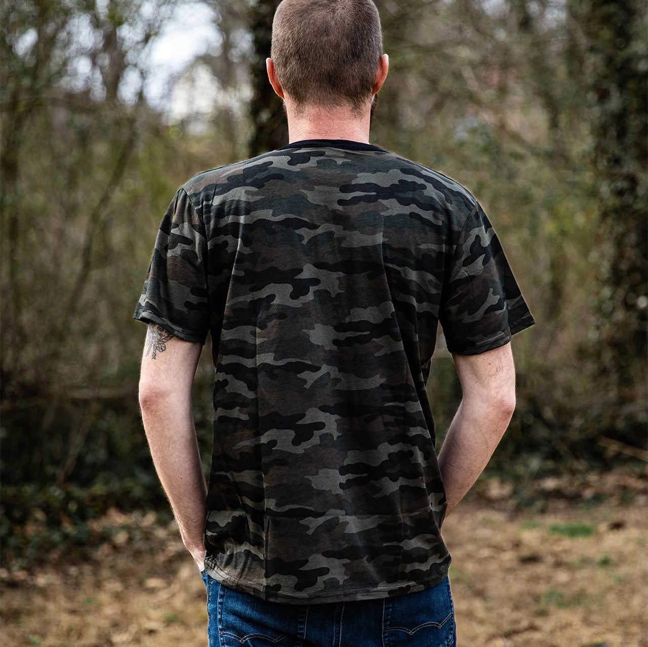 Microtech Claw Camo Crew T-Shirt | American Edge Knives