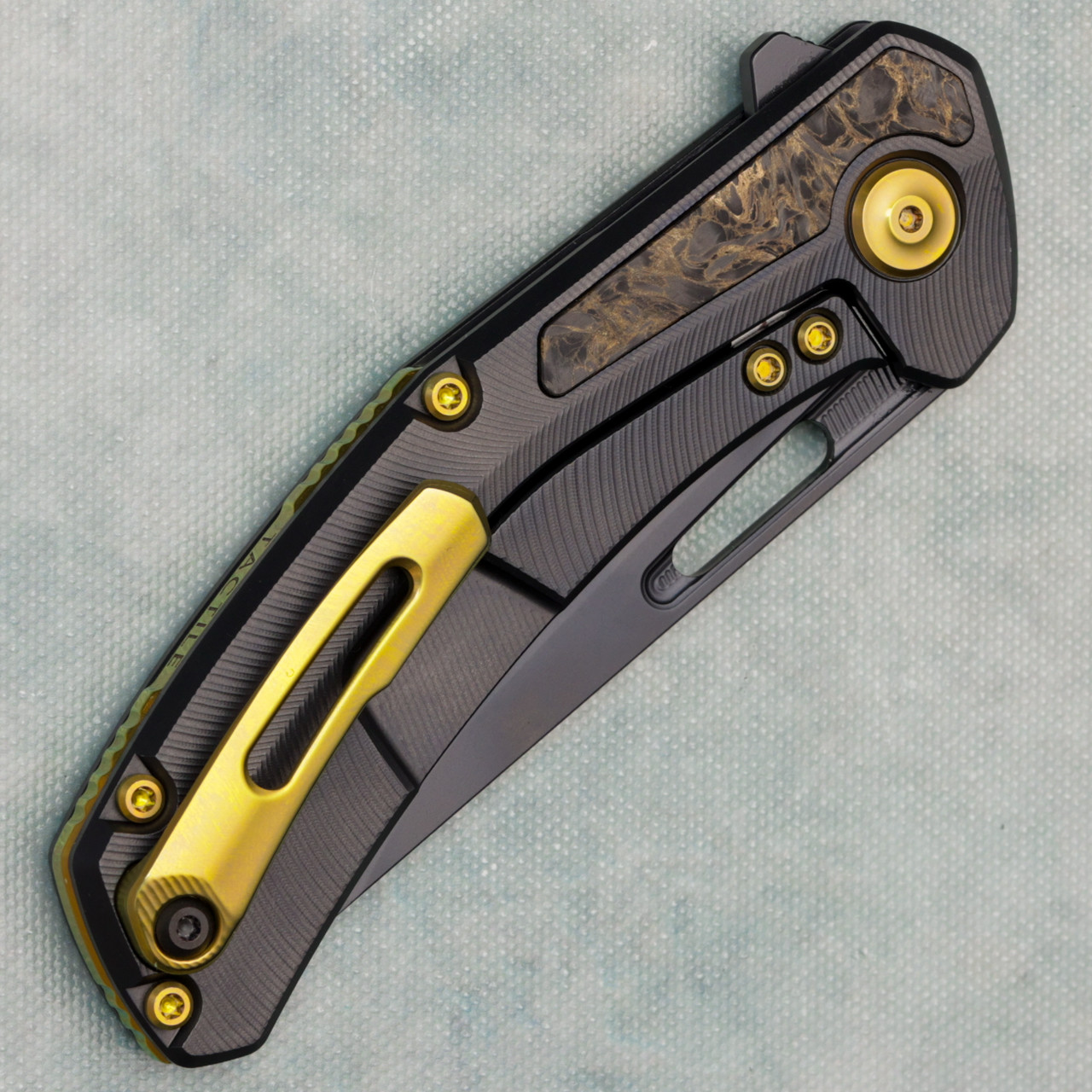 Tactile Knife Co. Archer Frame Lock DLC Titanium Handle w/ Dark Matter ...