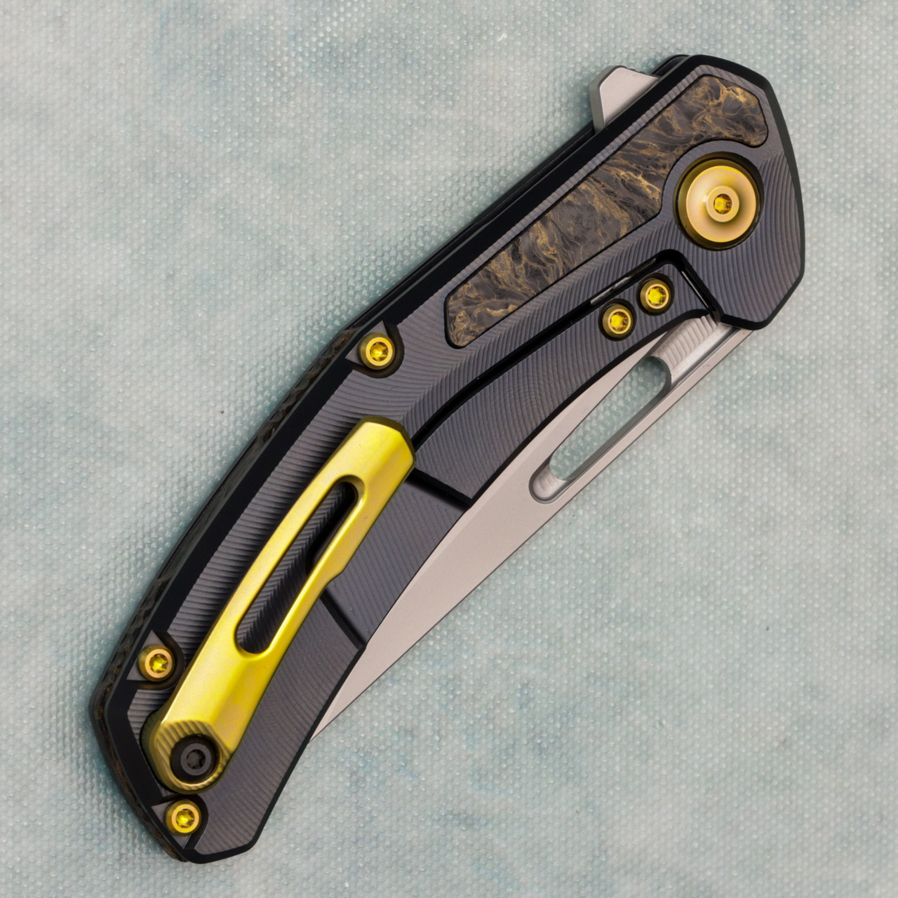 Tactile Knife Co. Archer Frame Lock DLC Titanium Handle w/ Dark Matter ...