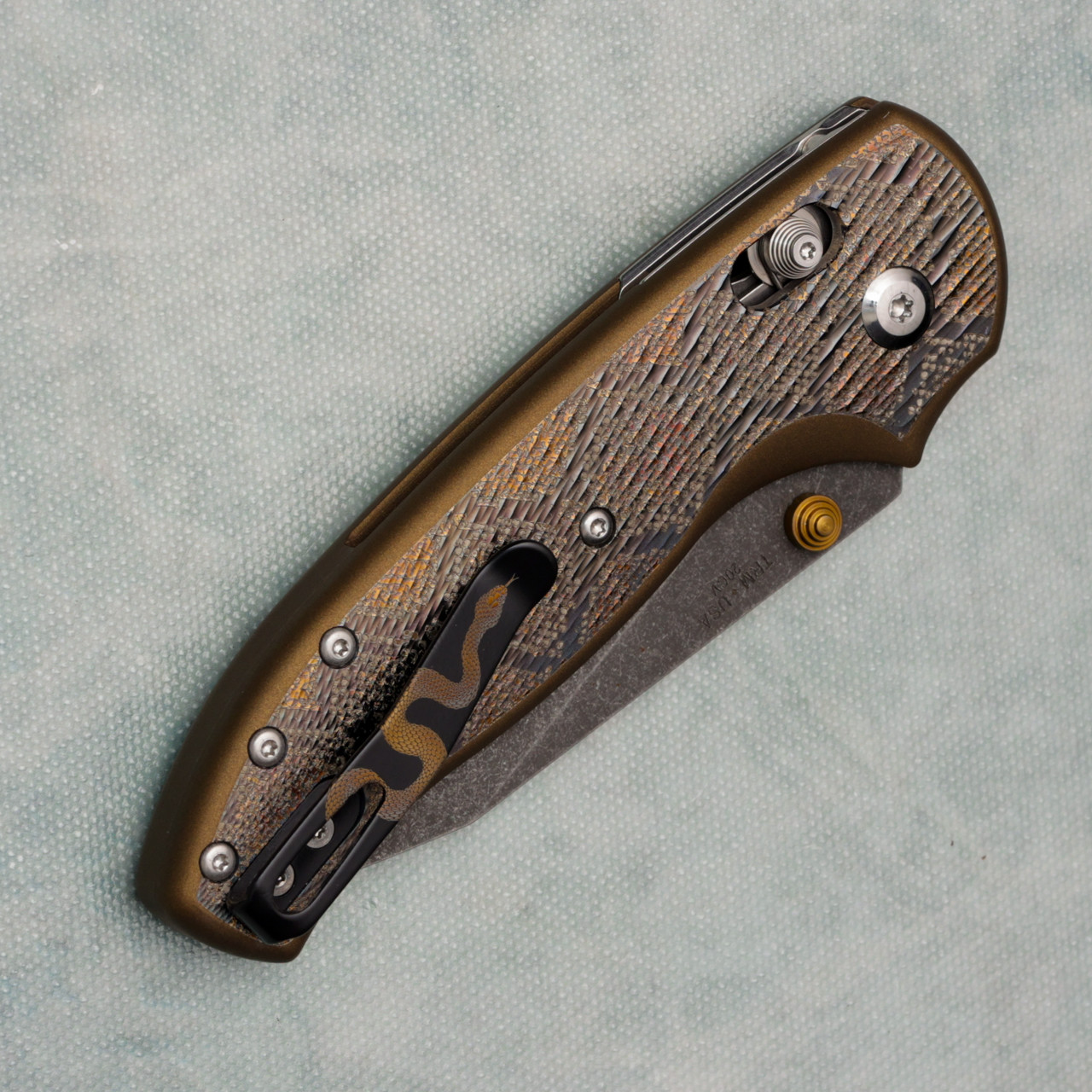 Three Rivers Manufacturing TRM Shadow River Lock Ben Davis Snake Design ...
