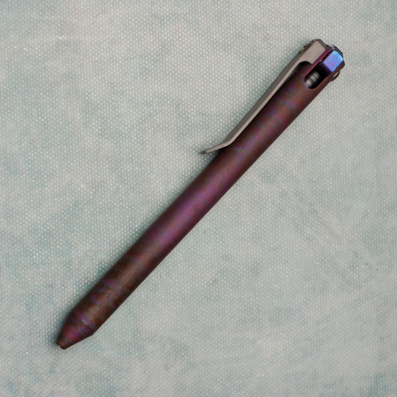Maverick Customs Flipper Universal Pen Purple Void Titanium w/ Timascus ...
