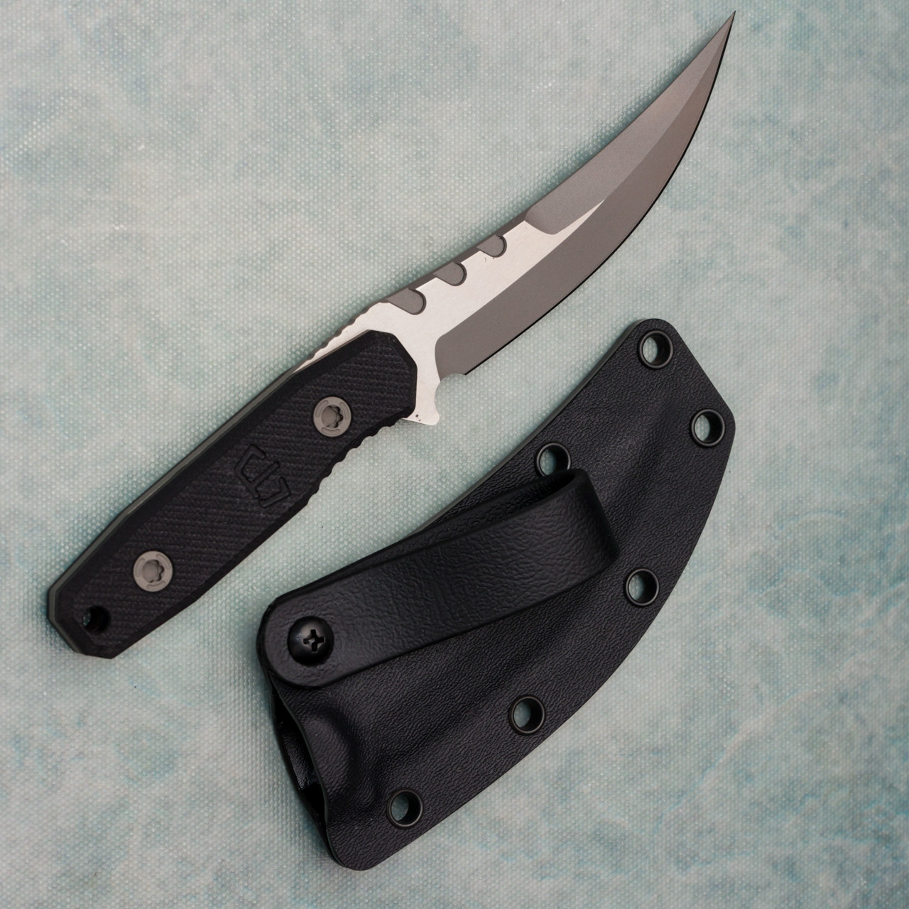 Blackside Customs Cat-5 Covert Black G10 Handle Two-Tone Gray Matter ...