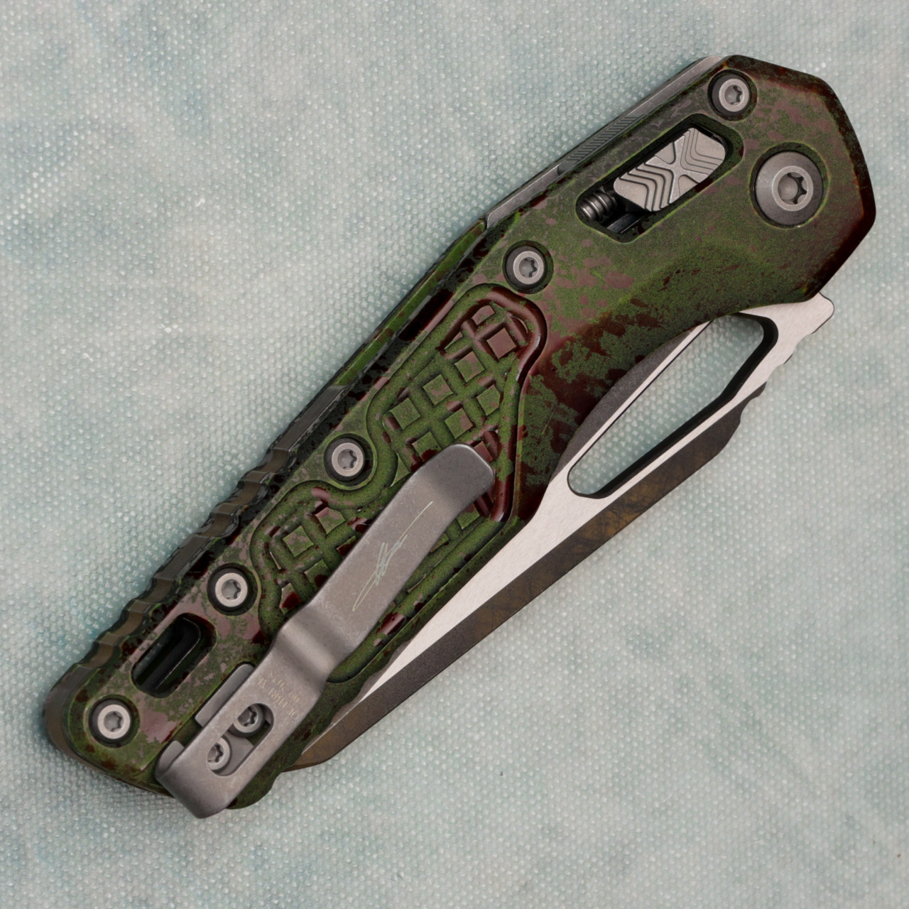 Microtech MSI RAM-LOK Frag Outbreak Aluminum Full Serrated 210-3FROBS ...
