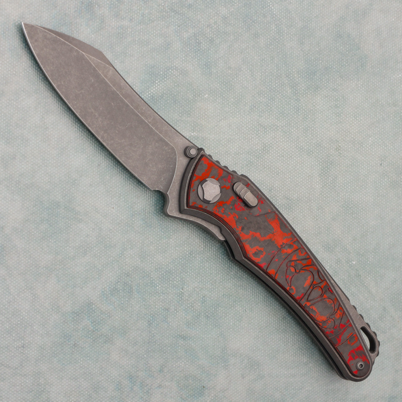 G&G Hawk Talon Hawk Lock w/Toggle Detent Titanium Handle w/ Lava Flow ...