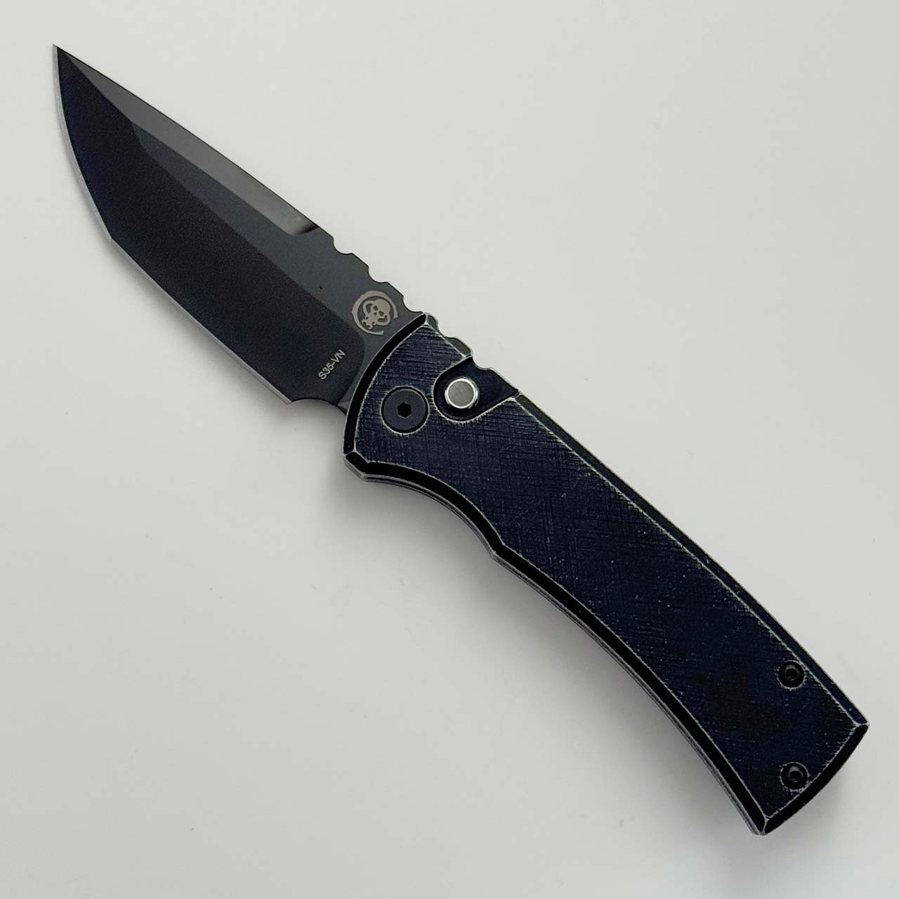 Chaves Pro-Tech T/E Redencion 229 Battleworn Crosshatch Black Handles ...