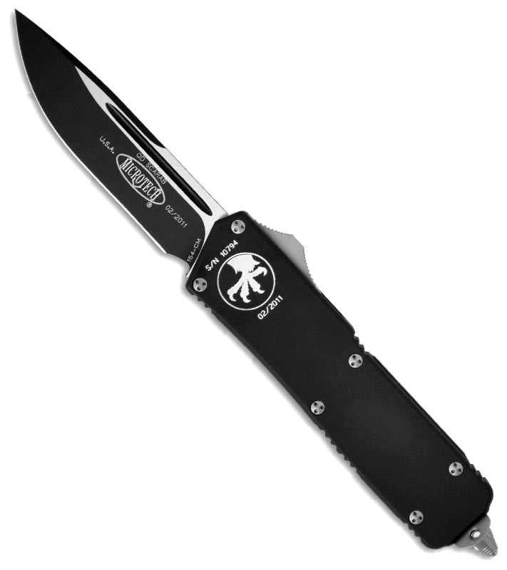 Microtech Scarab Executive S/E Black Standard 176-1 | American Edge Knives