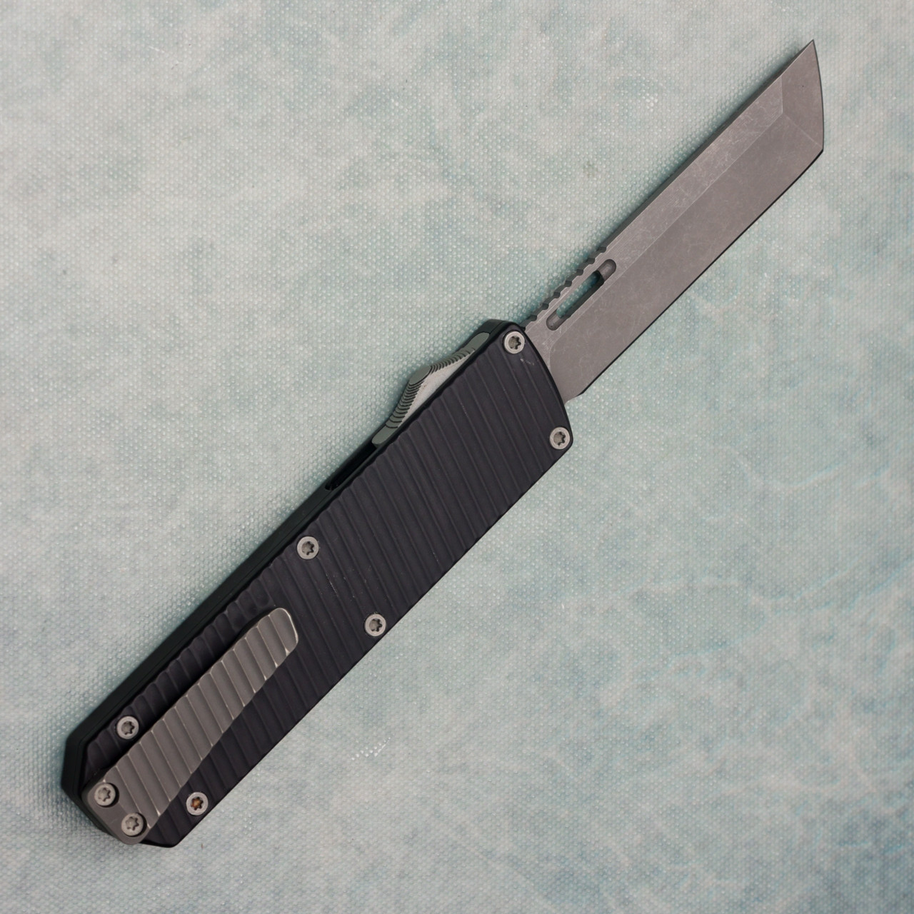 EMPEDC Pulse OTF Black Handle Battleworn Tanto Blade (Pre-owned ...
