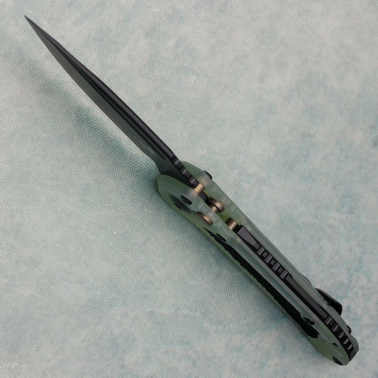 Microtech LUDT S/E Gen III Jade Green G-10 Standard Signature Series ...