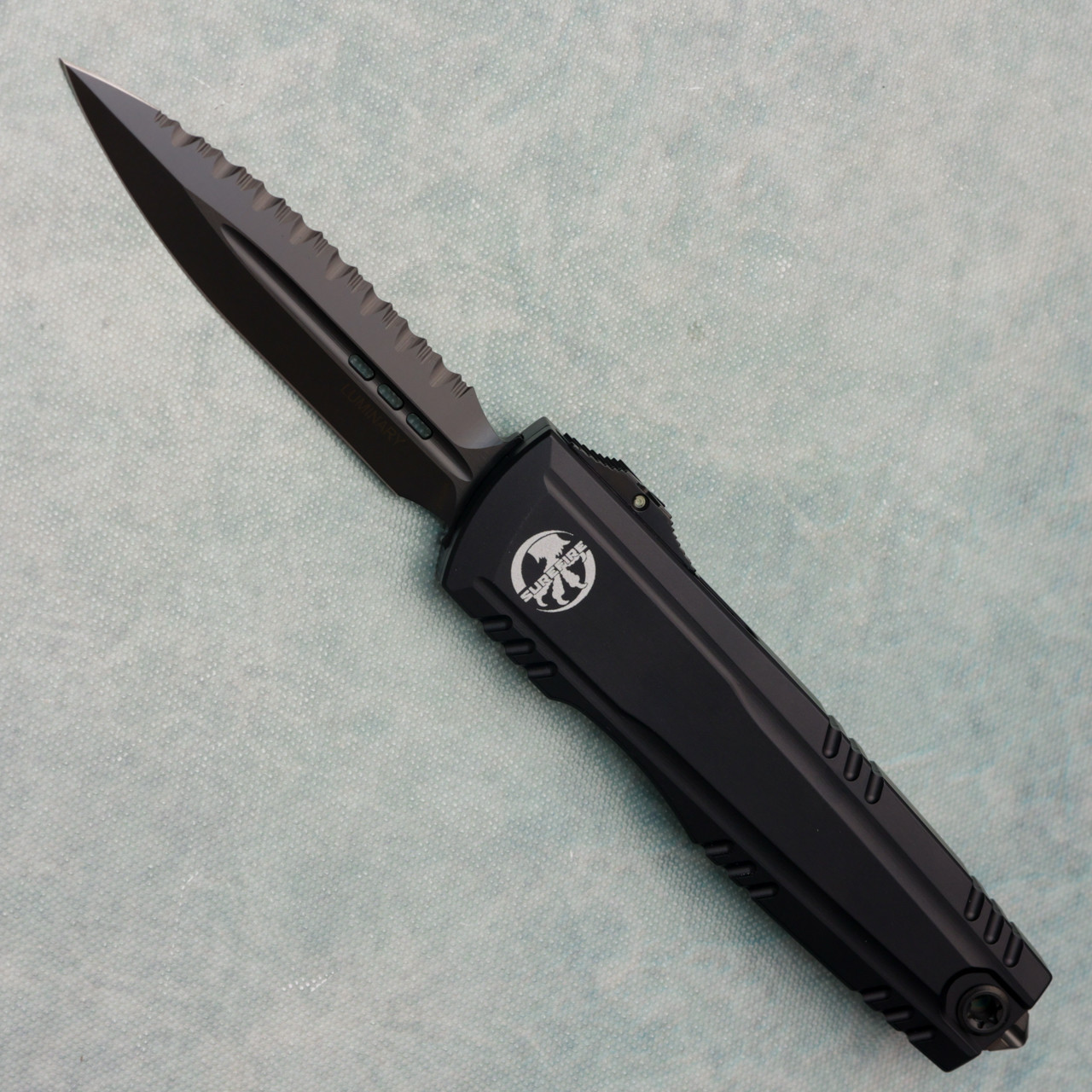 Microtech Luminary ZBP Shadow DLC Full Serrated Signature Series 1270 ...