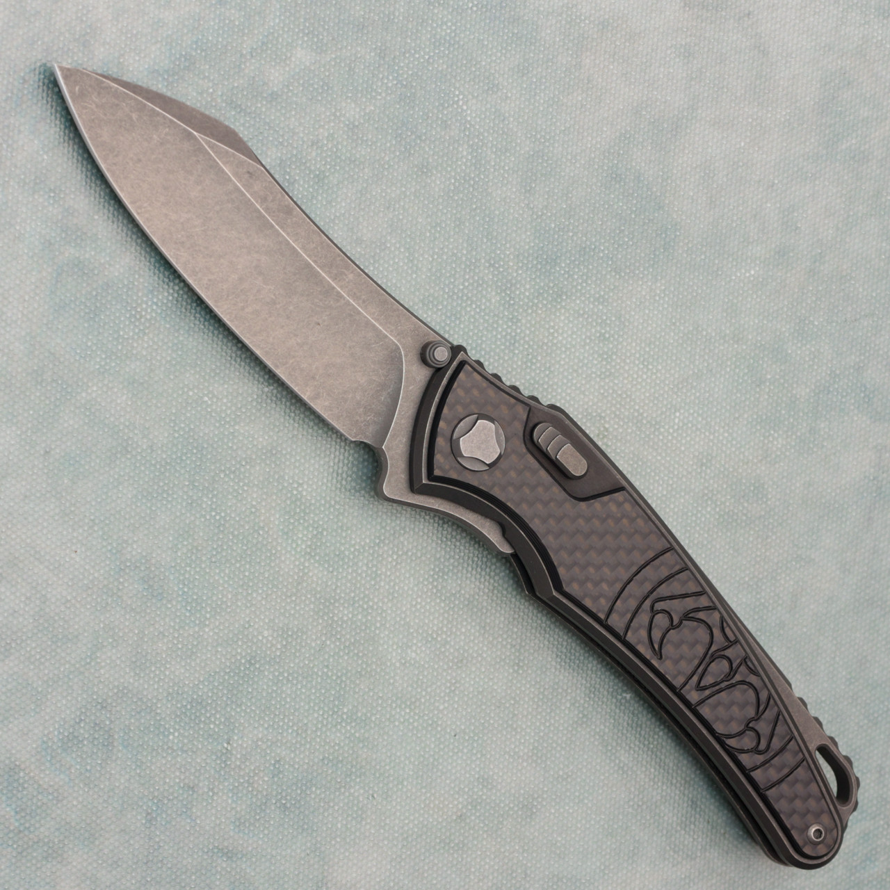 G&G Hawk Talon Hawk Lock w/Toggle Detent Titanium Handle w/ Weave ...