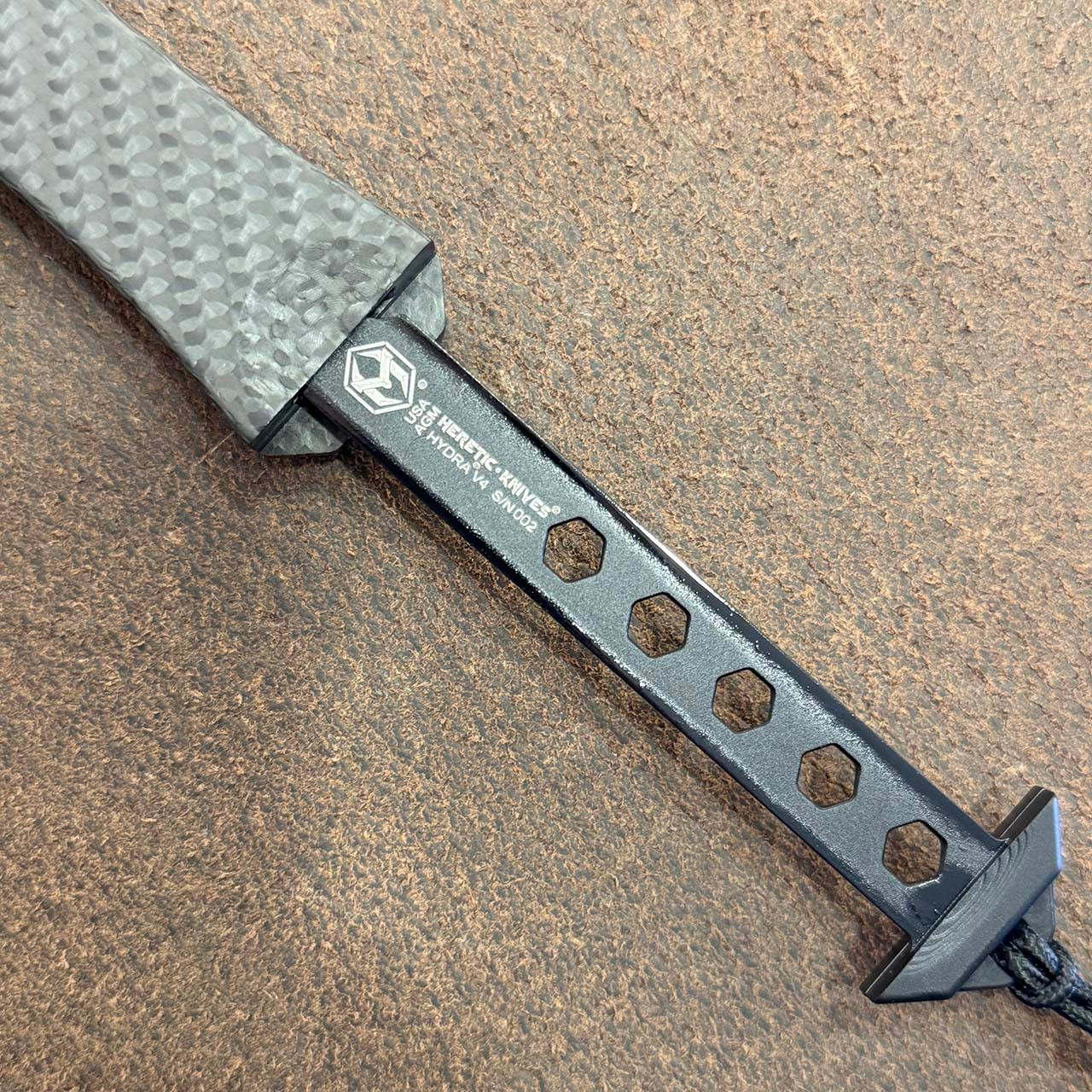 Heretic Knives Custom Hydra V4 OTF Auto T/E Carbon Fiber Handle Vegas ...