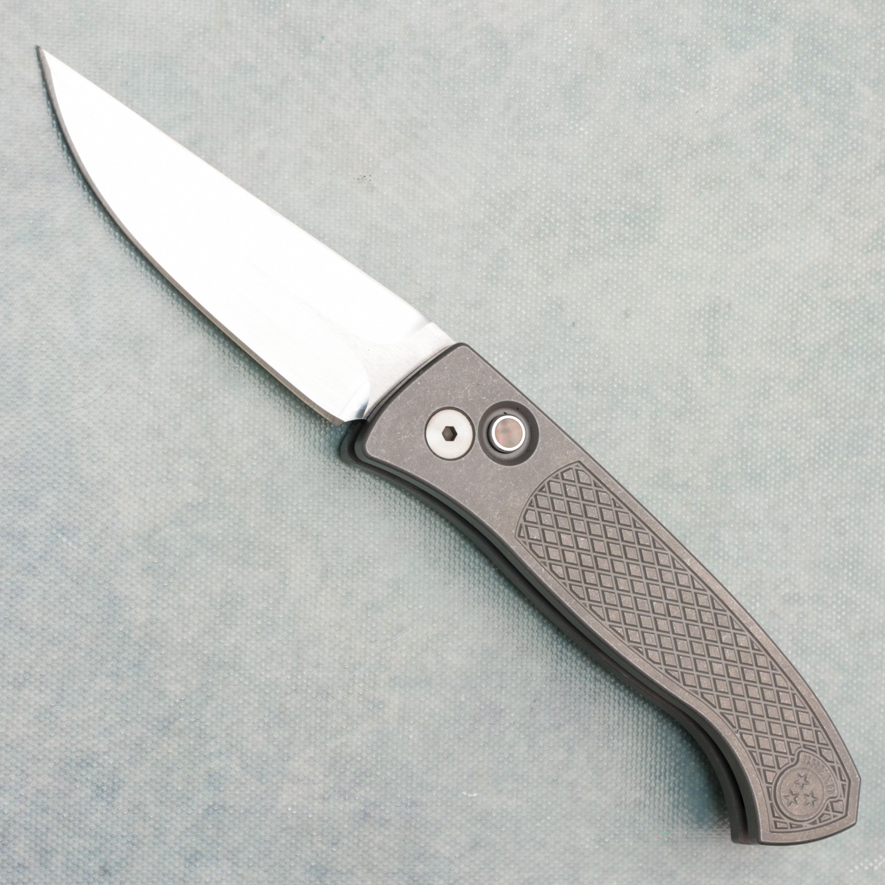 Pro-Tech Brend Classic Auto Textured 17-4 Stainless Steel Handles Mike ...