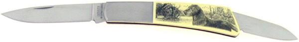 Gerber Silver Knight Two Blade Scrimshaw 250BS | American Edge Knives