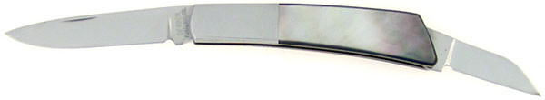 Gerber Silver Knight Two Blade Black Lip Pearl 250BBLP | American Edge ...