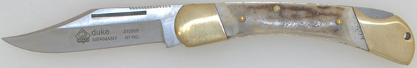Puma Duke Lock Back Staghorn 210905 | American Edge Knives