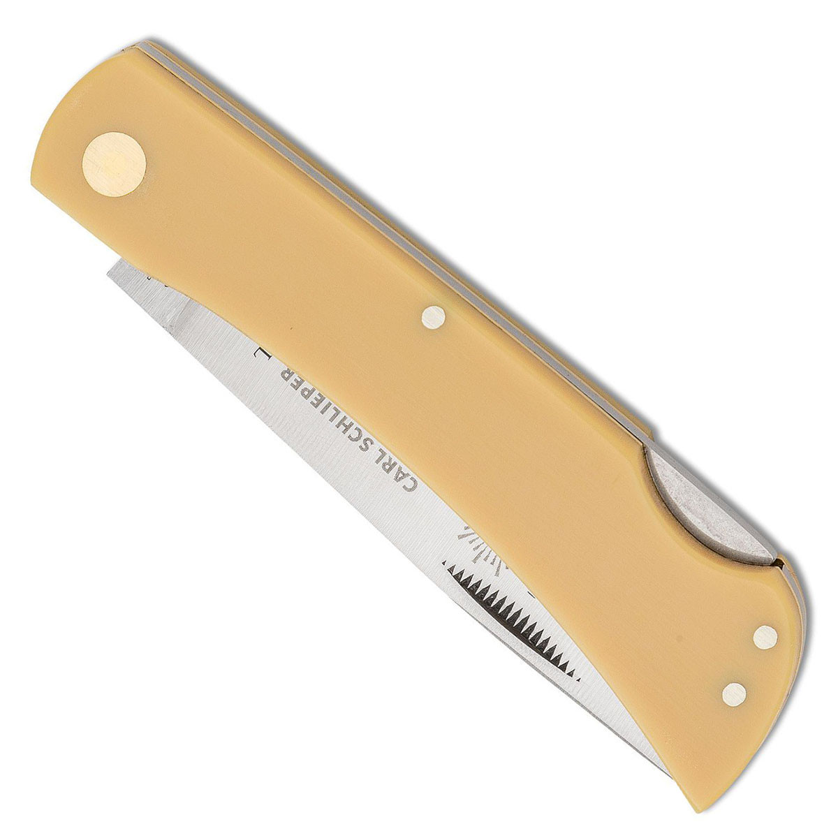 German Eye Brand Sodbuster Lock Back Yellow Handle Satin Blade 99YL ...