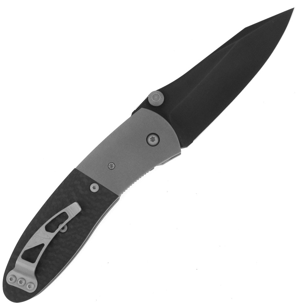 Microtech Lightfoot L.C.C. D/A Auto Carbon Fiber Black Standard 300209 ...