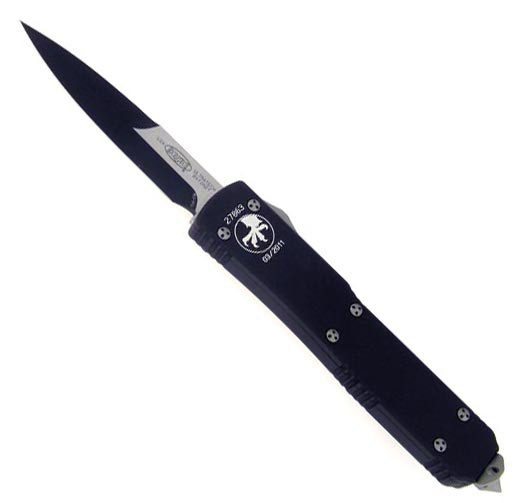 Microtech Ultratech Bayonet Black Standard 120-1 | American Edge Knives