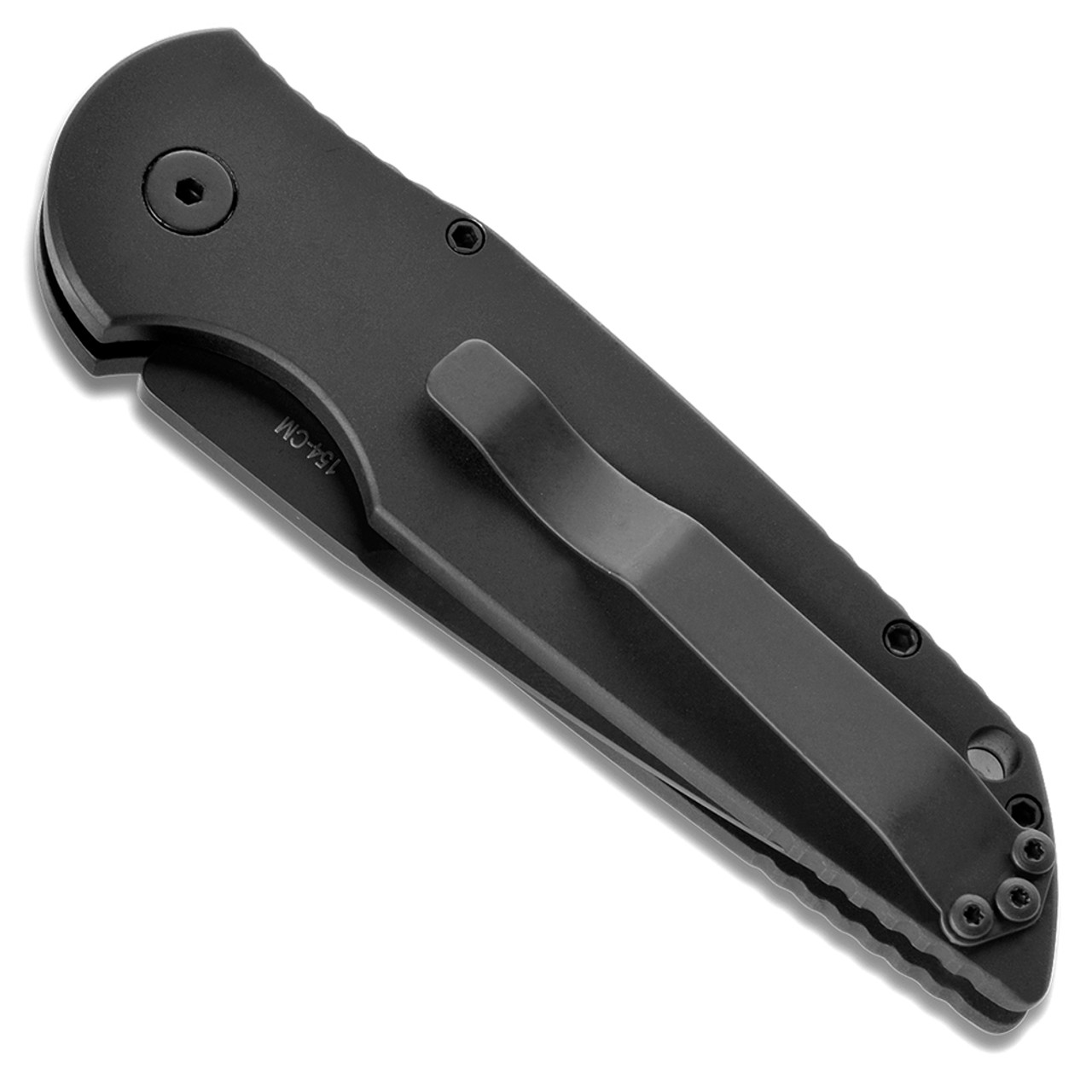 Pro Tech Tr 3 L2 Left Handed Tactical Black Handle Dlc Blade American