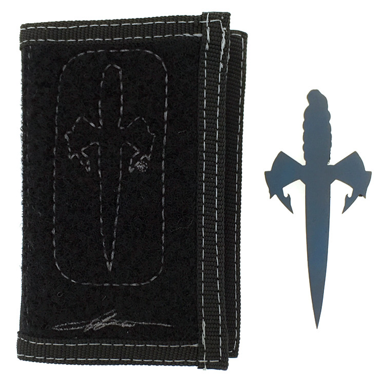 Marfione Custom Assailant Titanium Credit Card Knife Antique Blue ...