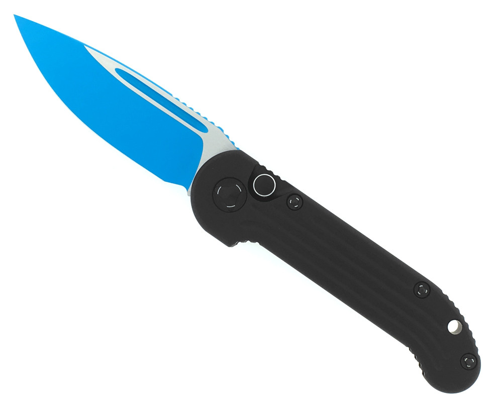 Microtech LUDT Auto Jedi Knight Blue Standard 135-1JK | American Edge ...