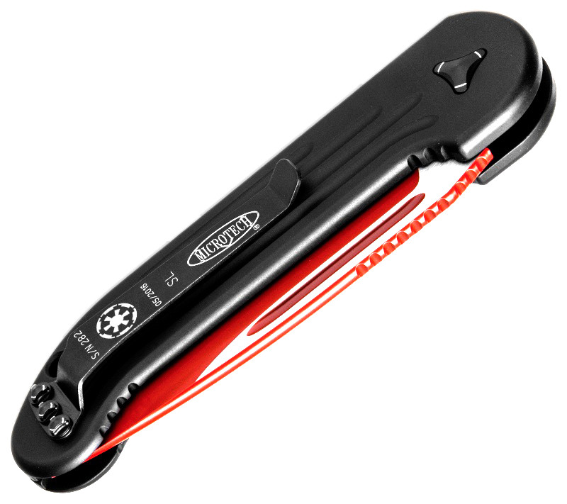 Microtech LUDT Auto Sith Lord Red Standard 135-1SL | American Edge Knives