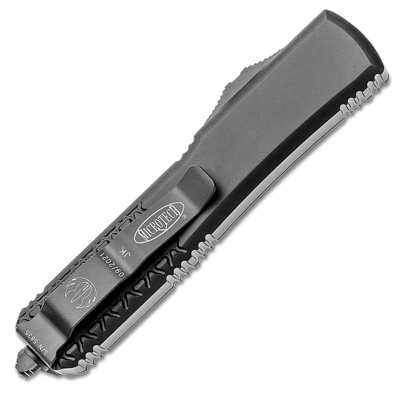 Microtech Ultratech D/E Jedi Knight Blue Standard Signature Series 122 ...