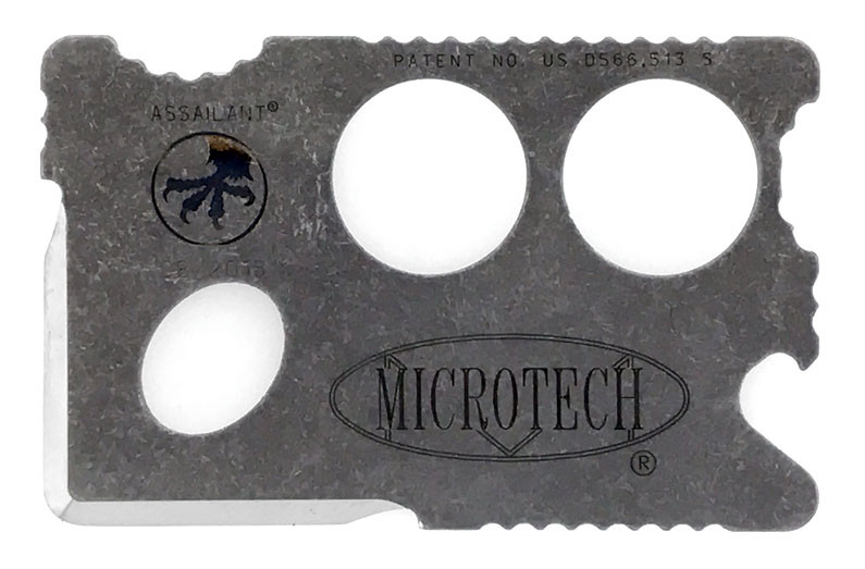 Microtech Assailant Titanium Credit Card Knife Apocalyptic 110-10AP ...