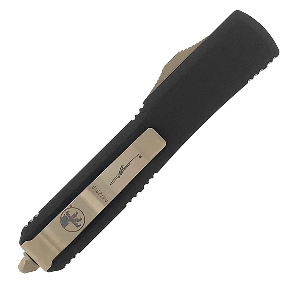 Microtech Ultratech Hellhound T/E Bronzed Standard Signature Series 119 ...
