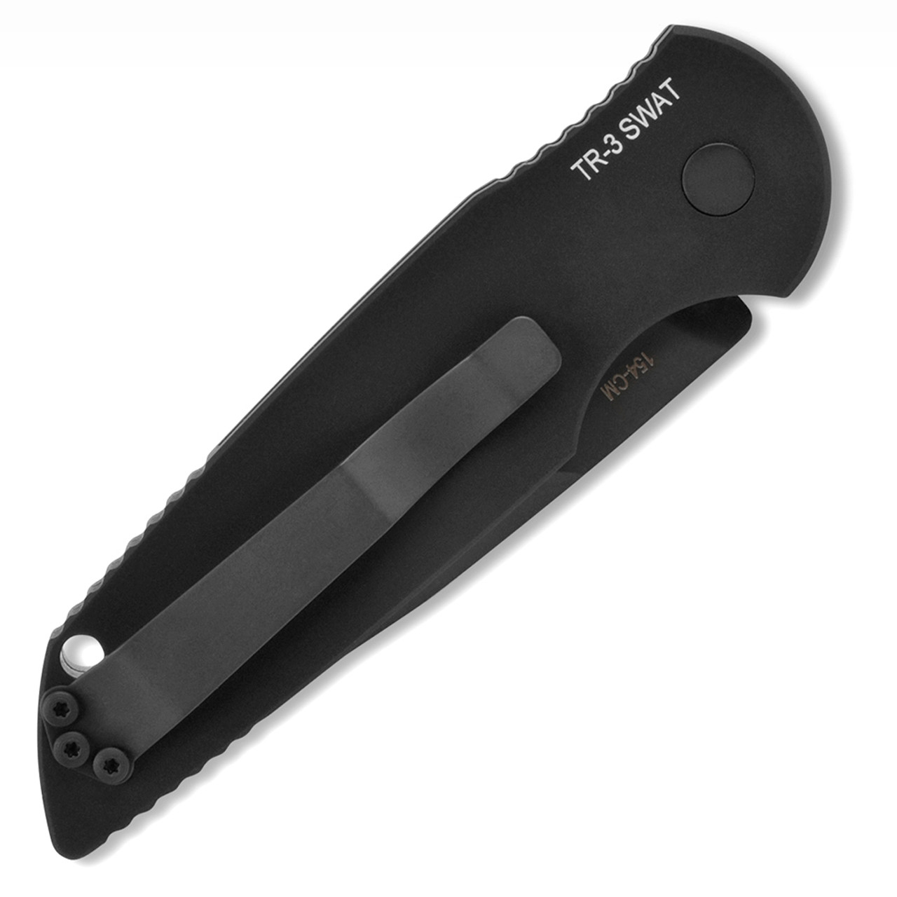 Pro Tech Tr 3 Swat Tactical Black Handle Dlc Blade American Edge Knives