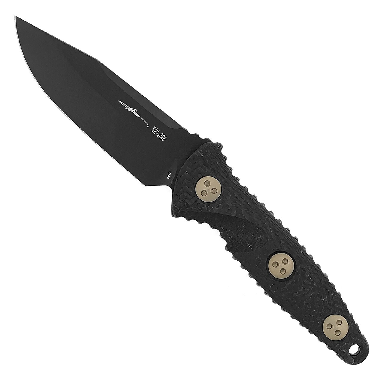 Microtech Socom Alpha Mini S/E Carbon Fiber DLC Standard Signature ...