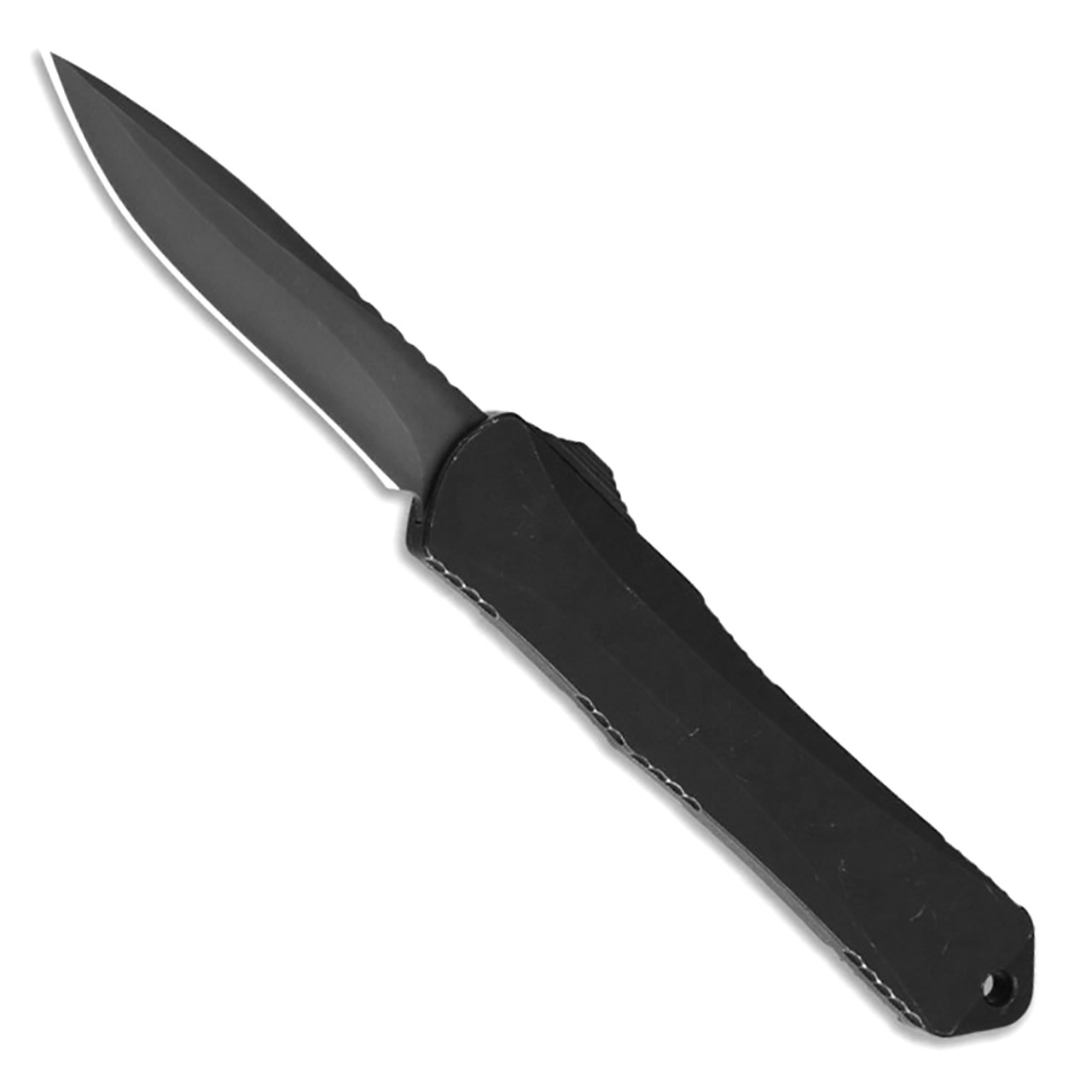 Heretic Knives Manticore S Recurve Battleworn Black Handle Dlc Blade