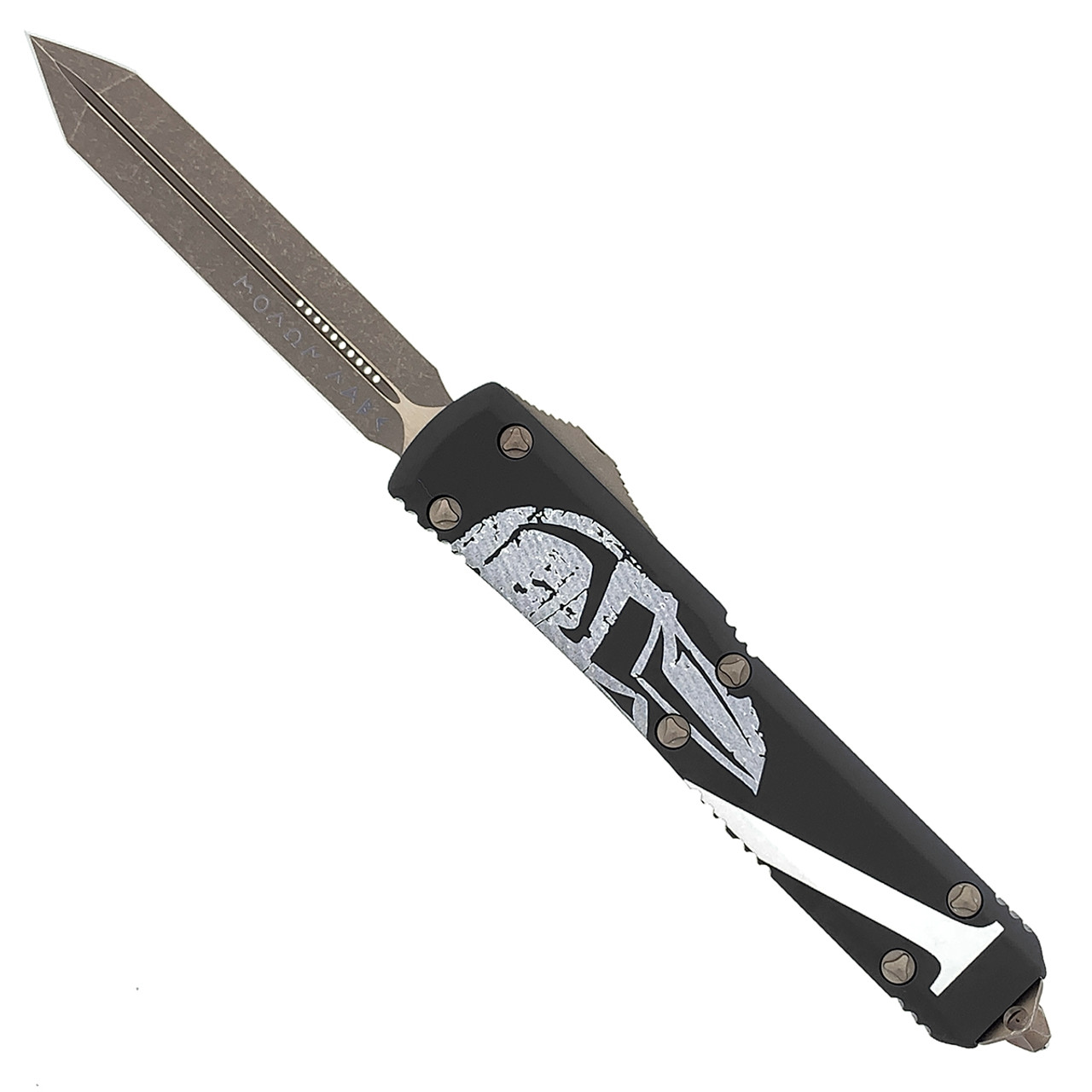 Microtech Ultratech Spartan Contoured Molon Labe Bronzed Apocalyptic