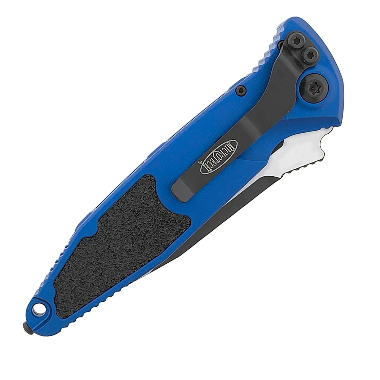 Microtech Socom Elite Auto Se Blue Black Serrated 160a 2bl American