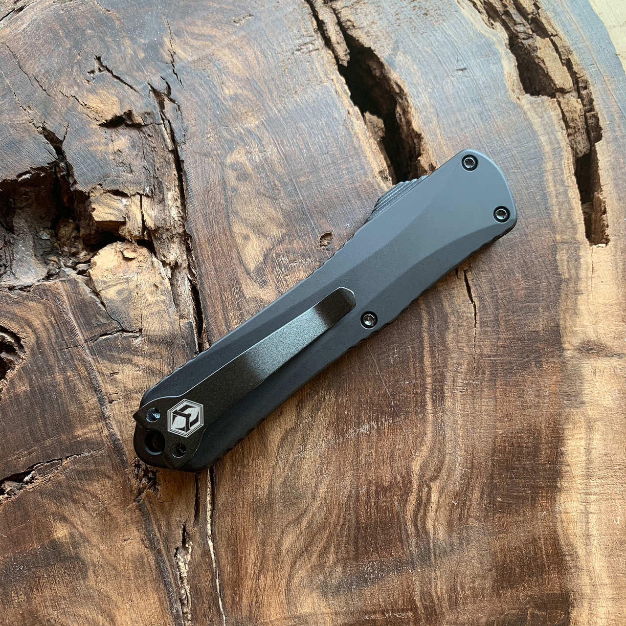 Heretic Knives Manticore E D/E Black Tactical Handle DLC Blade H028-6A-T | American Edge Knives