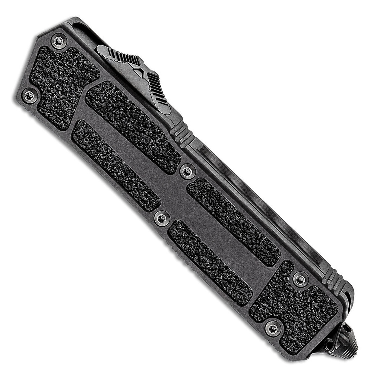 Microtech Scarab II S/E Shadow Fluted DLC Full Serrated DLC Hardware ...